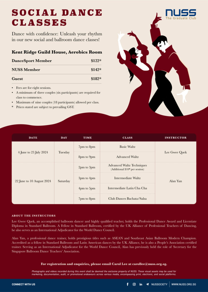 Social Dance Classes - NUSS