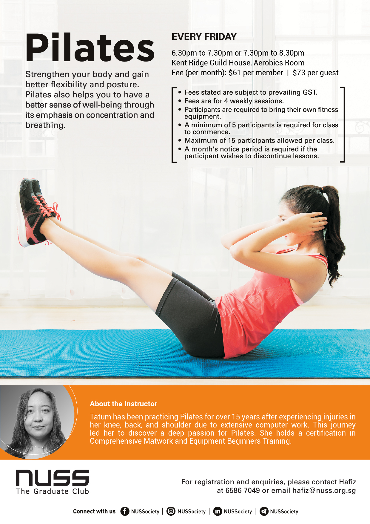 Pilates Fridays - NUSS