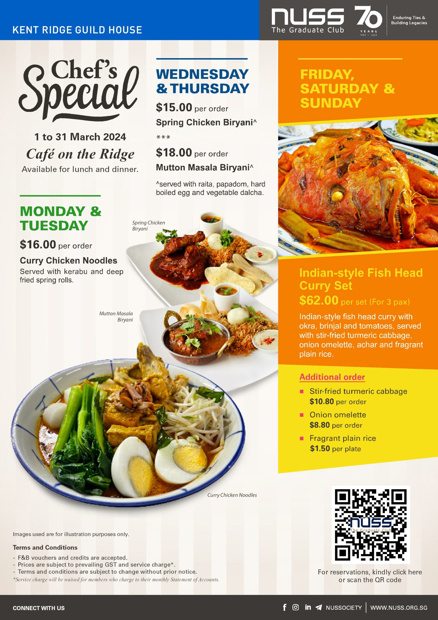 Café on the Ridge: Chef's Special (March 2024) - NUSS