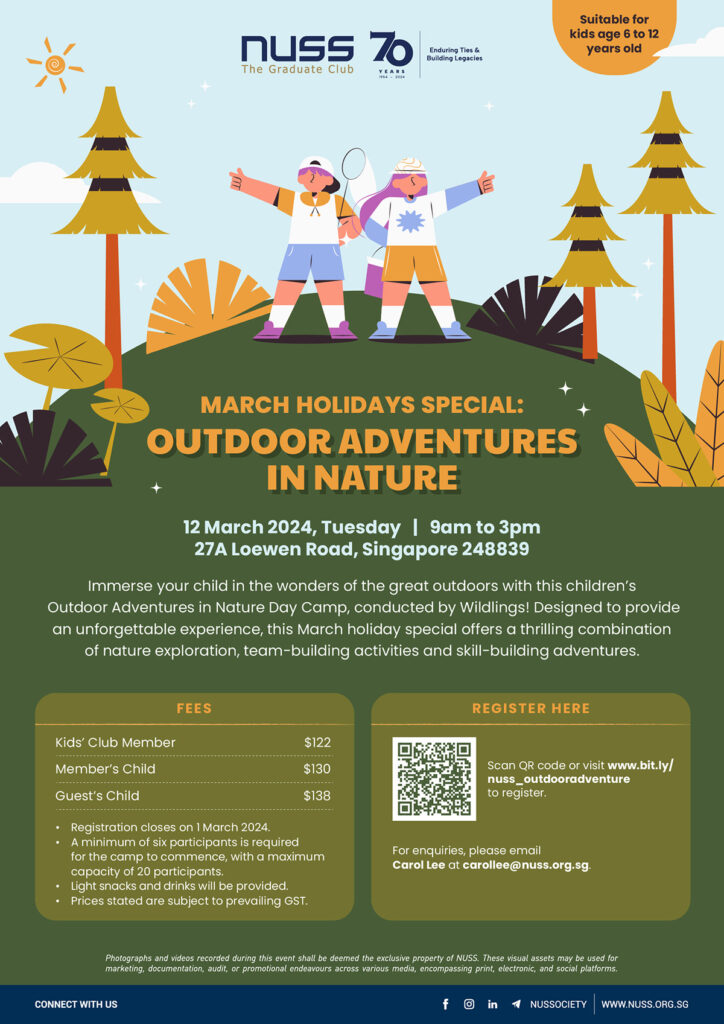 MARCH HOLIDAYS SPECIAL: OUTDOOR ADVENTURES IN NATURE - NUSS