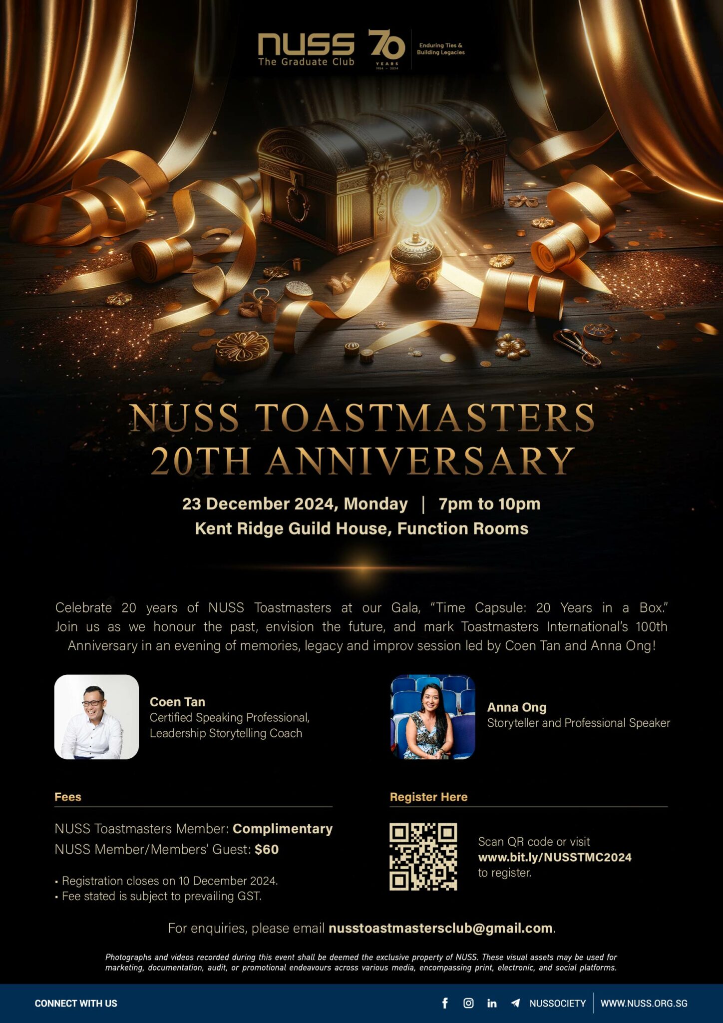 NUSS Toastmasters 20th Anniversary - NUSS