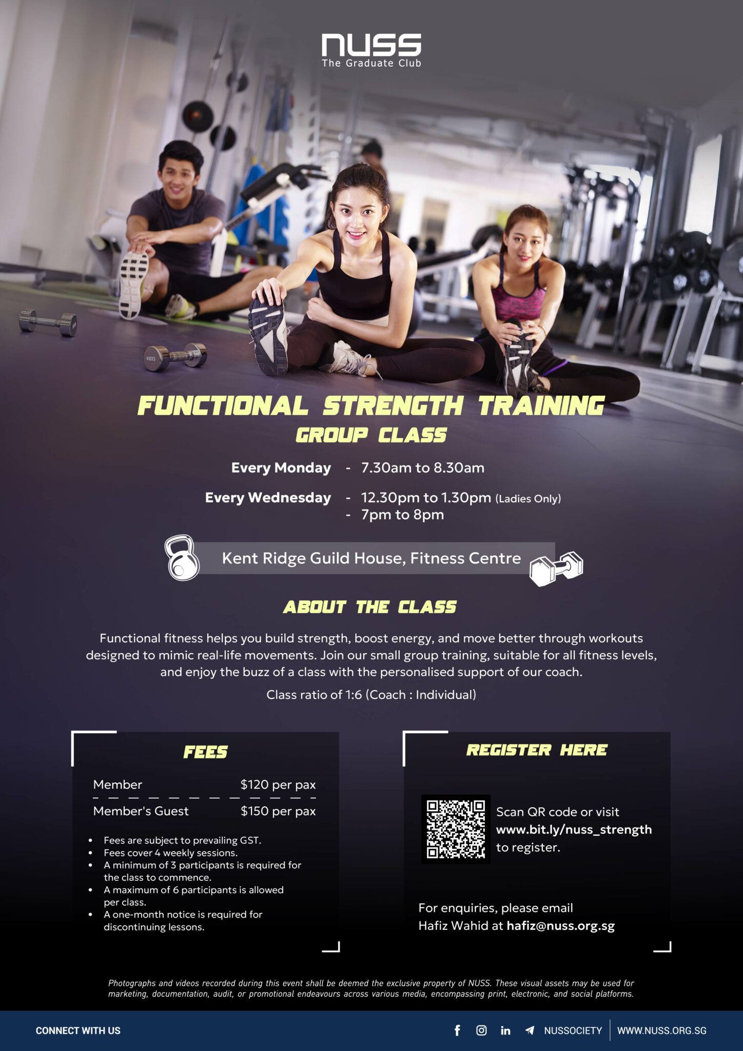 Functional Strength Training (Group Class) - NUSS