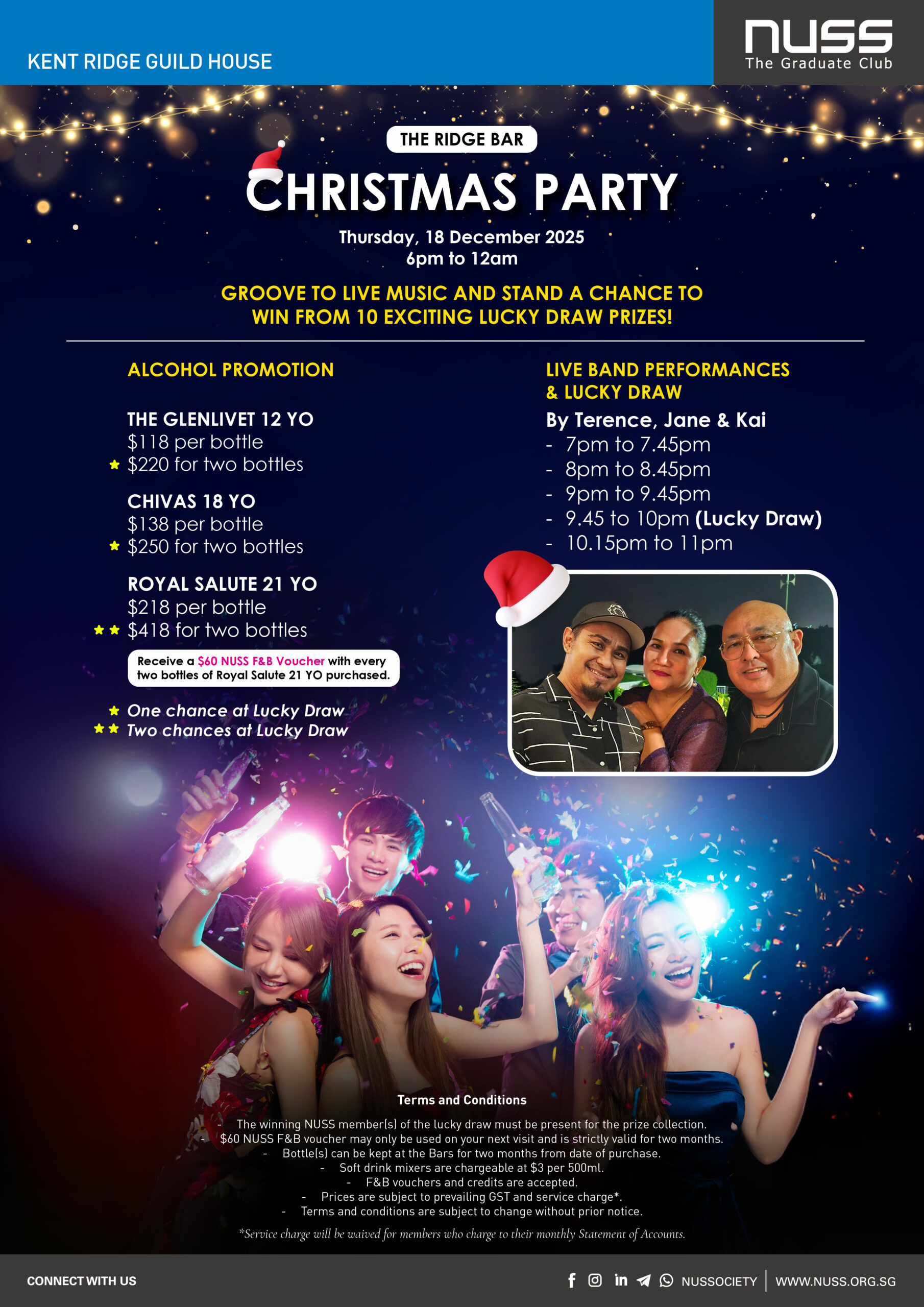 The Ridge Bar Christmas Party (18 December 2025) - NUSS