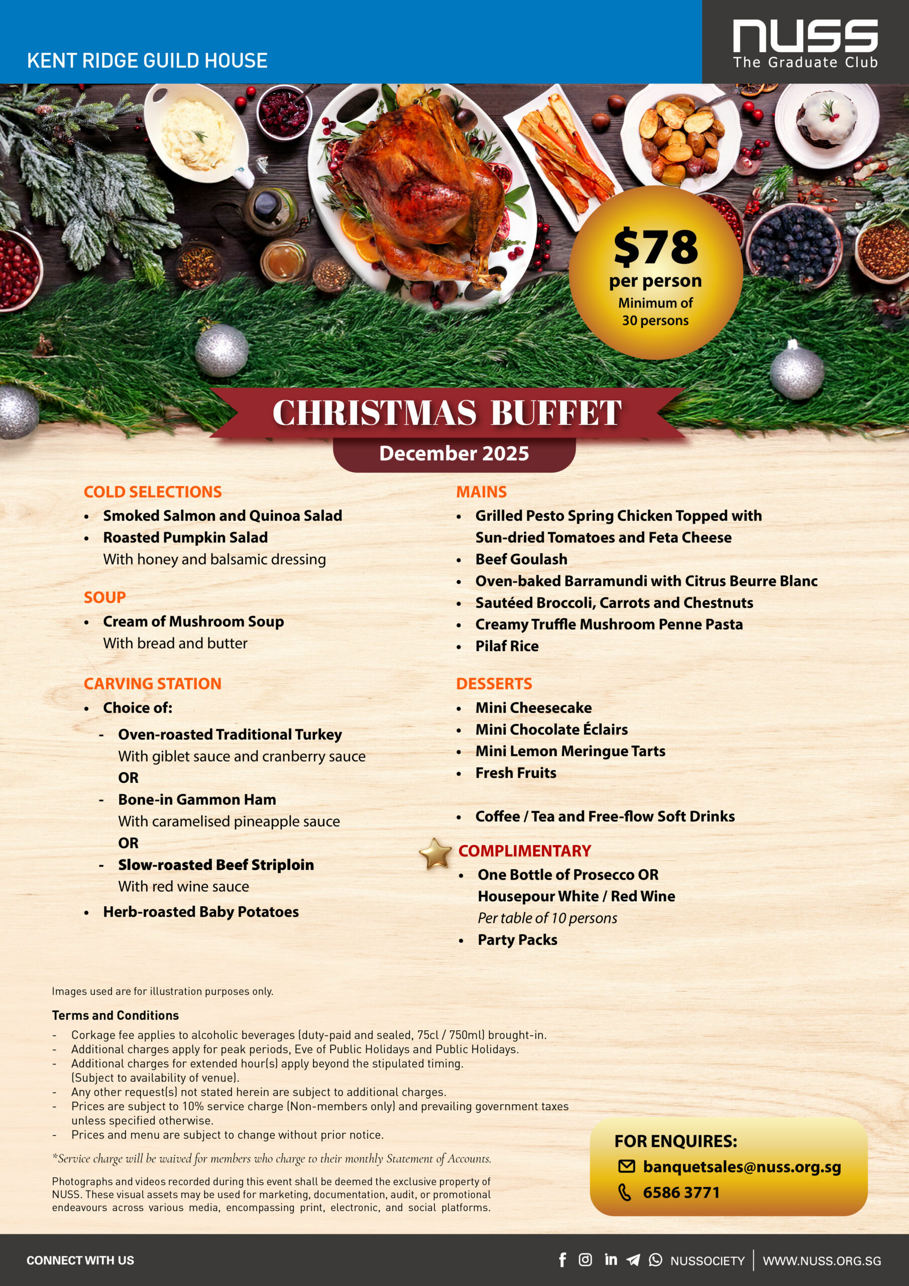 KRGH: Christmas Buffet (December 2025) - NUSS